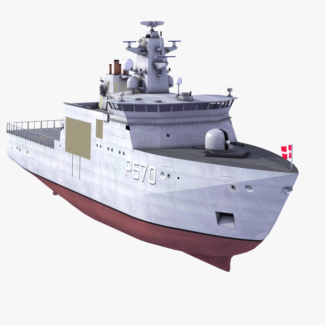 3d Model Knud Rasmussen Patrol Navy Ships