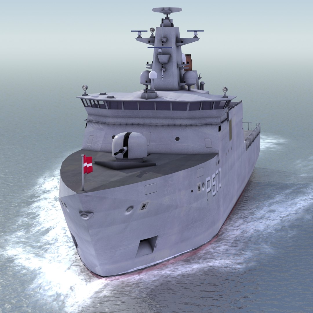 3d Model Knud Rasmussen Patrol Navy Ships