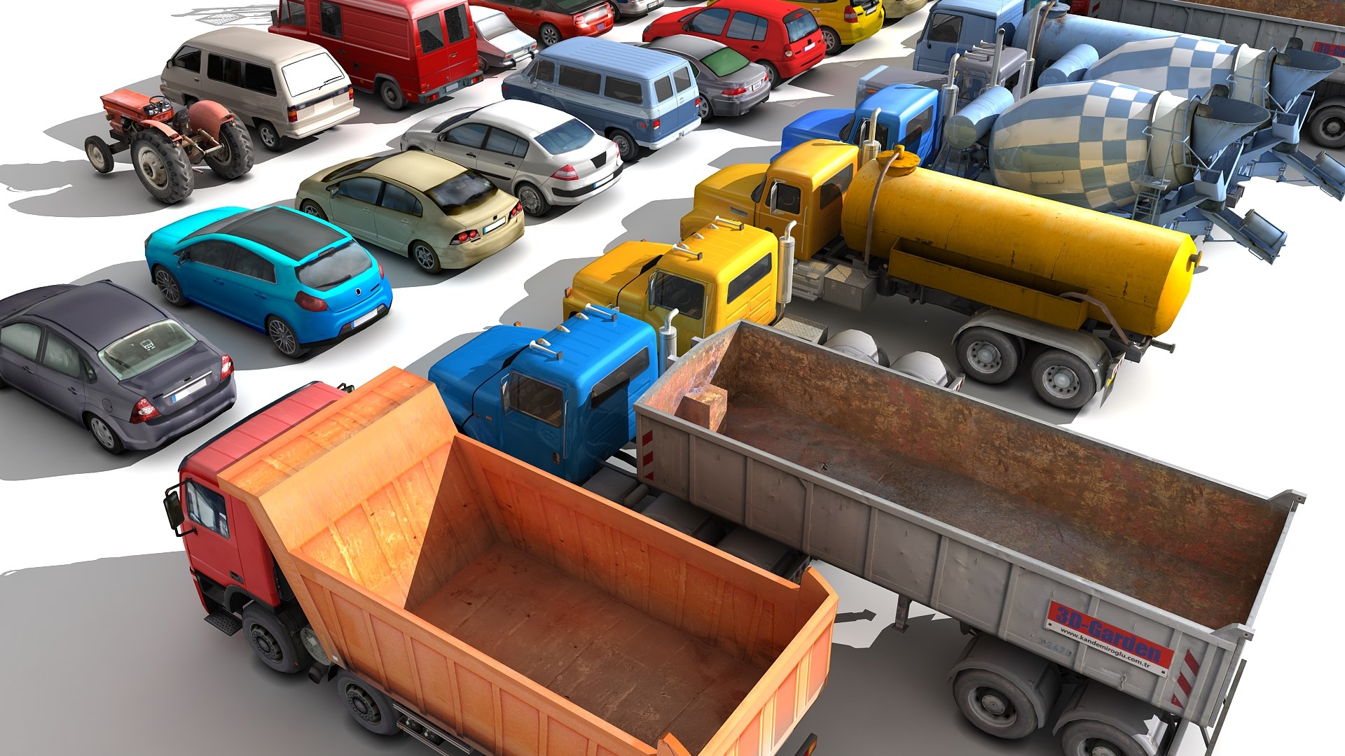 3D 73 Generic Vehicles Pack - TurboSquid 2077688