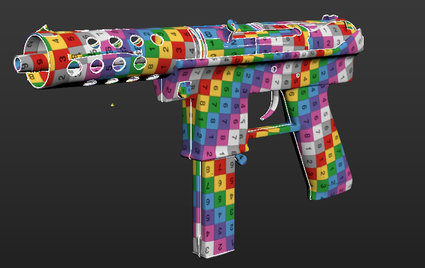 Tec9 Smg 3D Model - TurboSquid 1633934