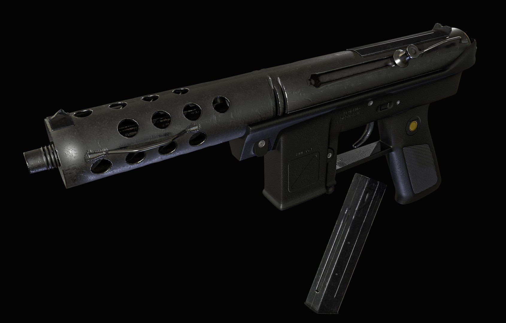 Tec9 Smg 3D Model - TurboSquid 1633934