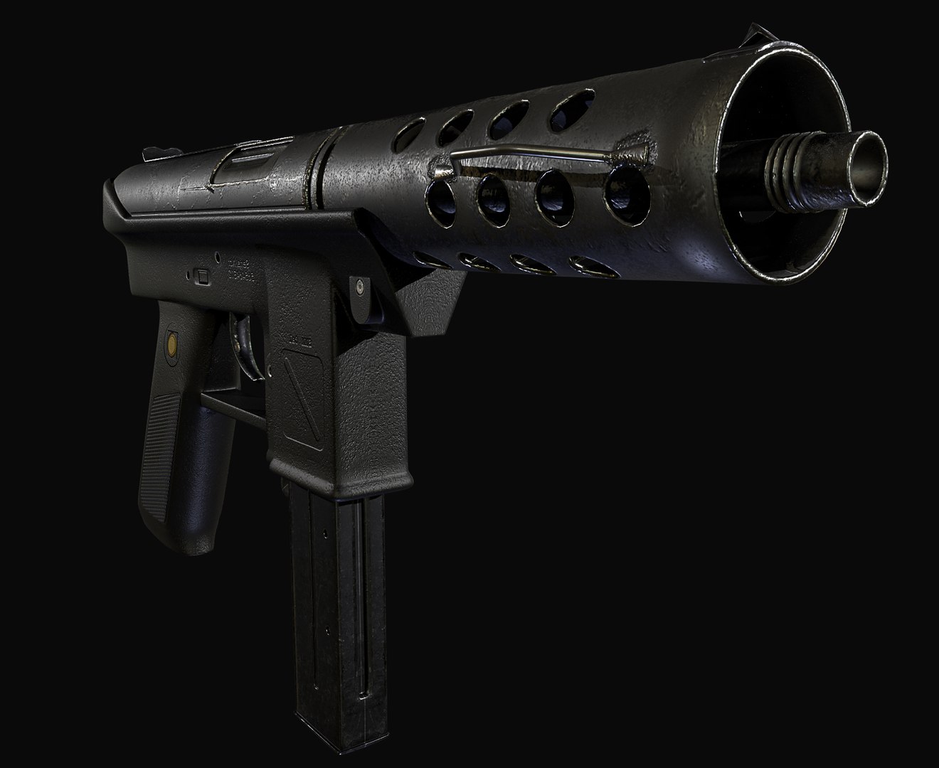 Tec9 Smg 3D Model - TurboSquid 1633934