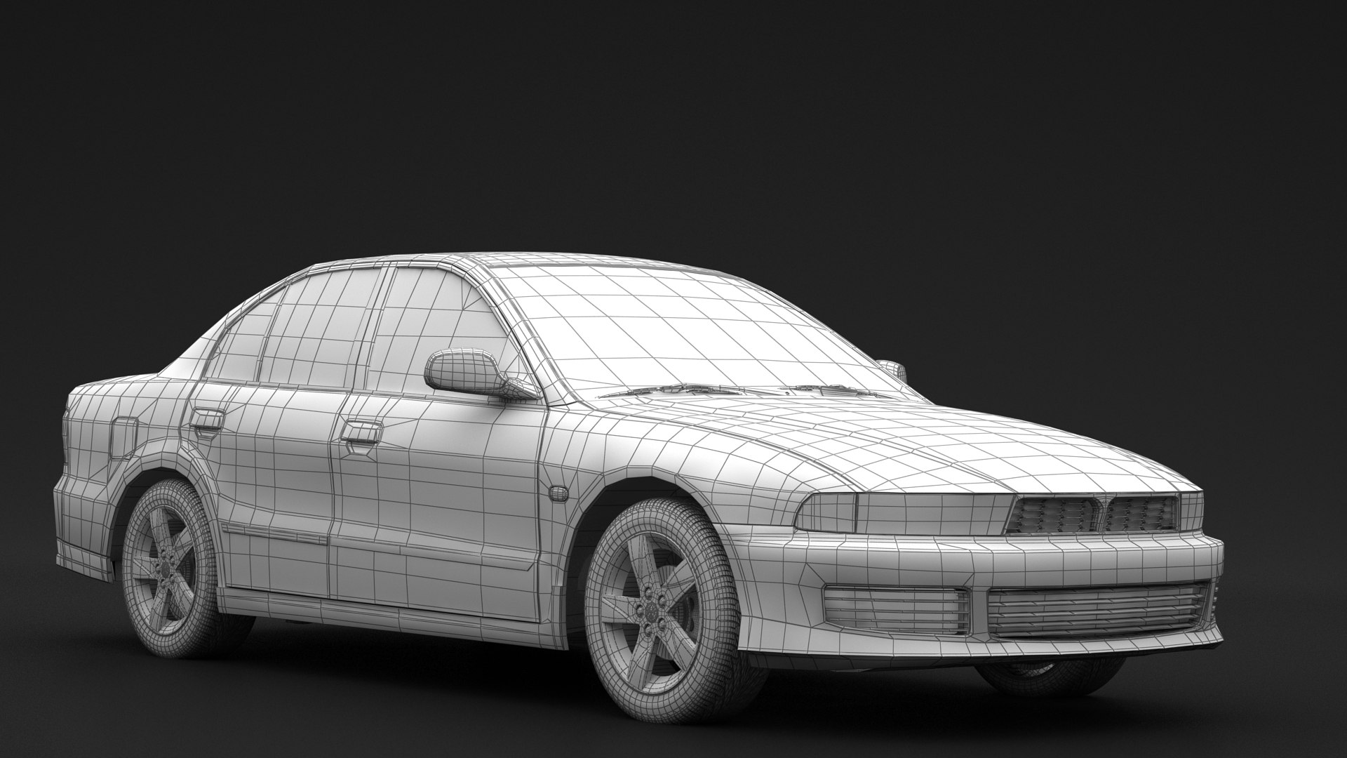 Mitsubishi Galant VIII 3D Model - TurboSquid 2010534