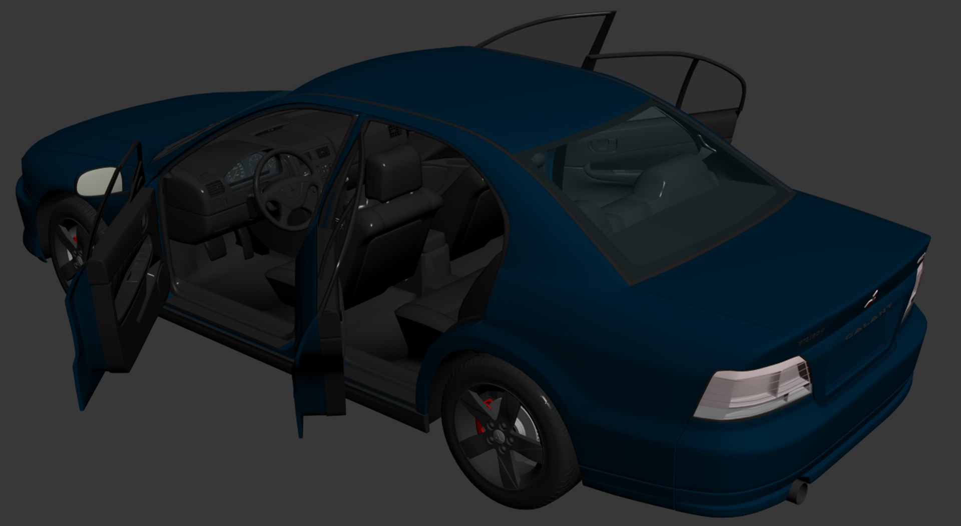 Mitsubishi Galant VIII 3D Model - TurboSquid 2010534