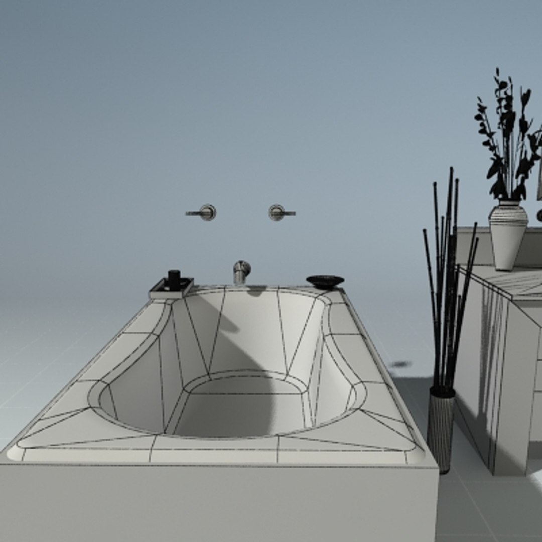 Bathroom Set 3d Model