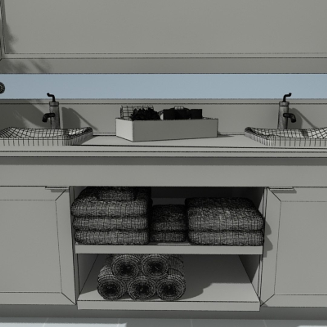 Bathroom Set 3d Model