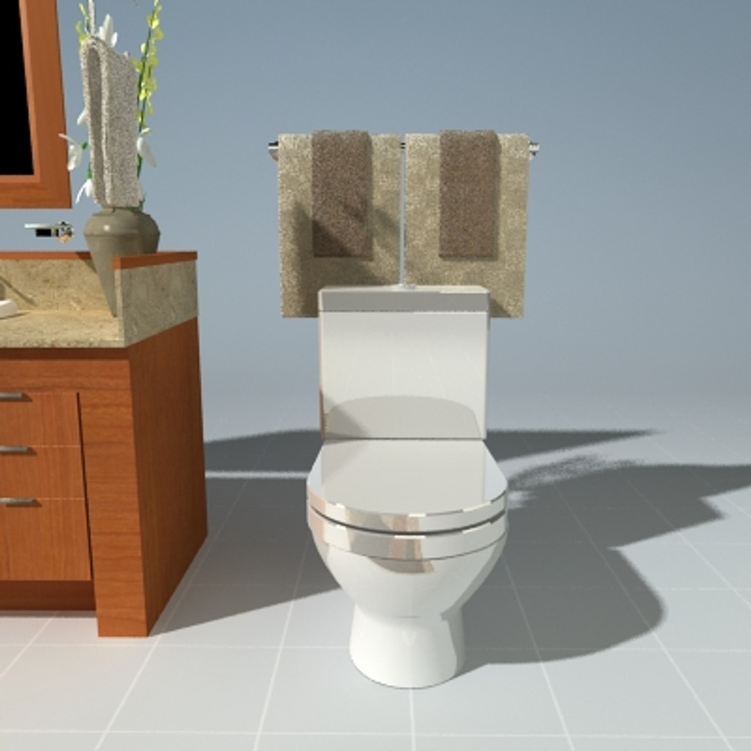 Bathroom Set 3d Model