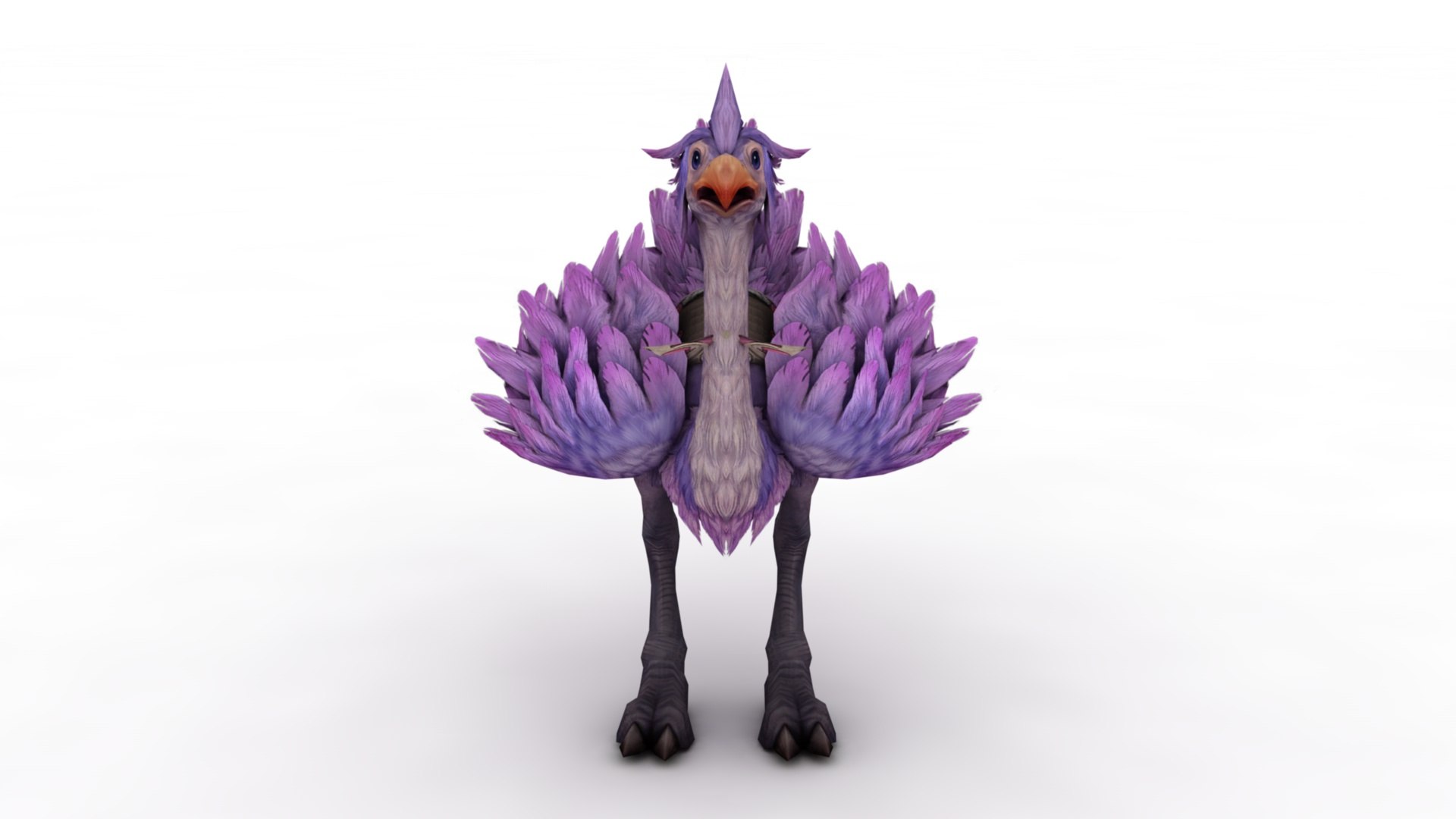 Cartoon Ostrich 3D Model - TurboSquid 2065942