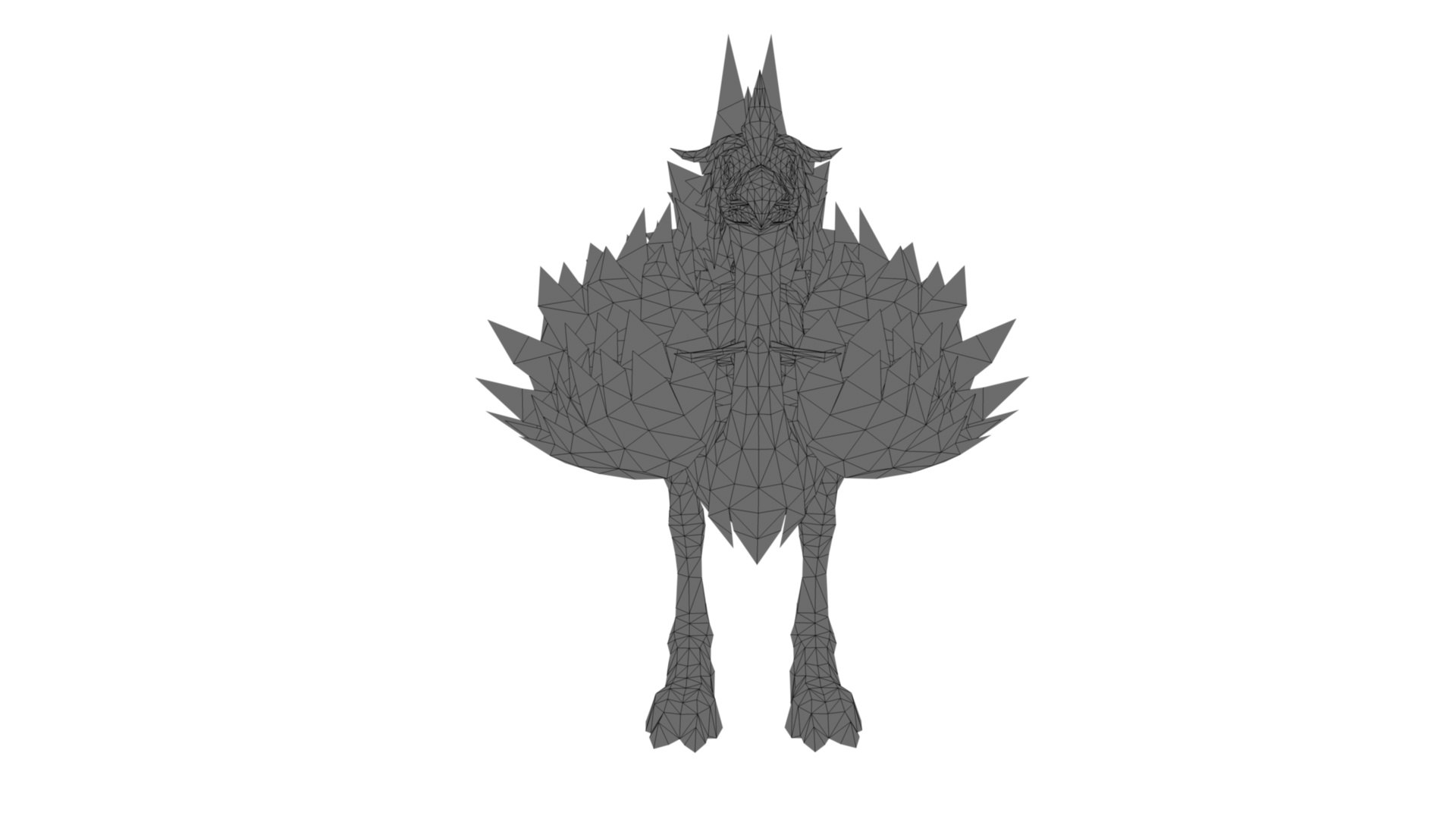 Cartoon Ostrich 3D Model - TurboSquid 2065942