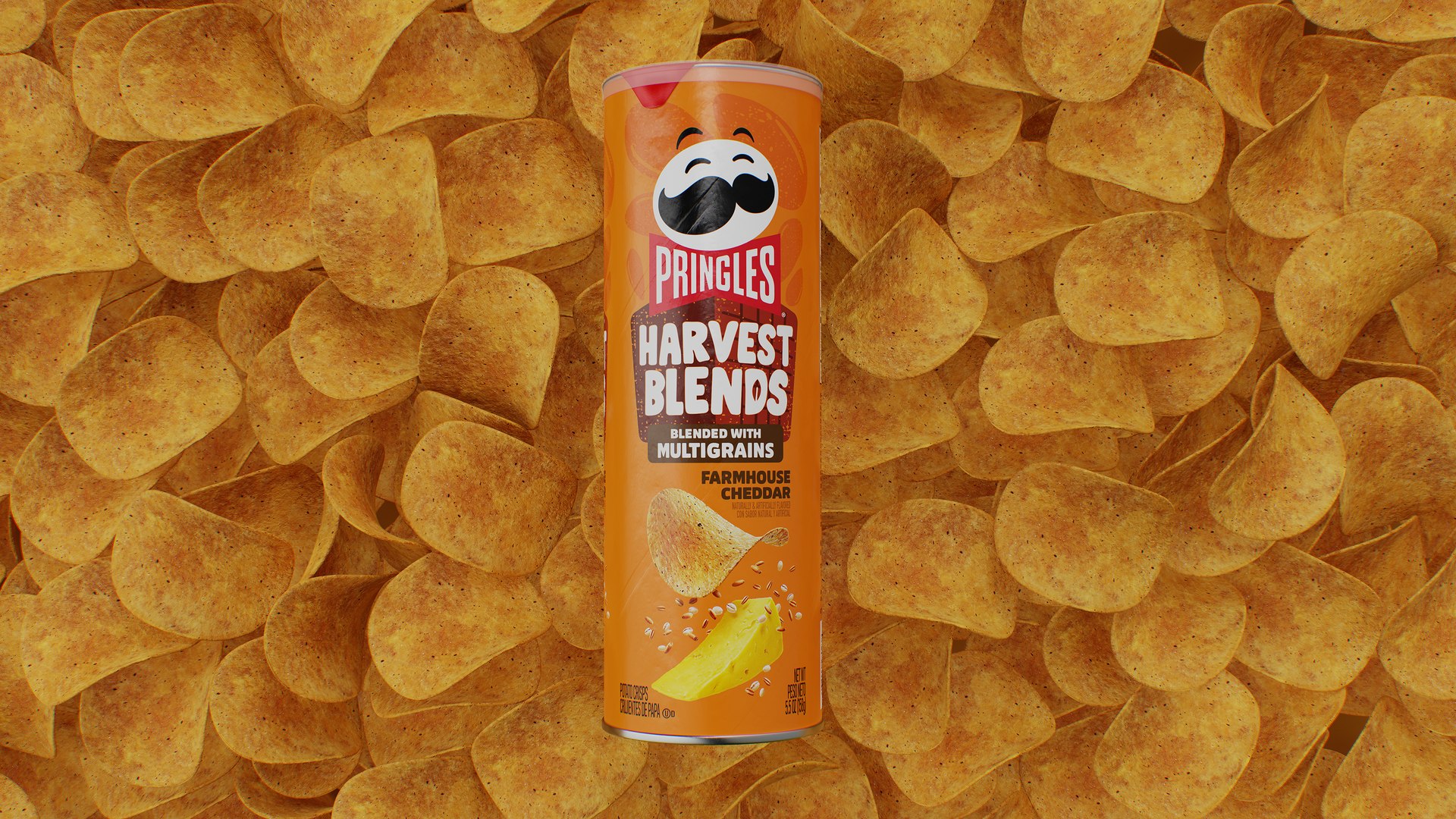 Pringles Harvest Blends - Farmhouse Cheddar Model - TurboSquid 2309263
