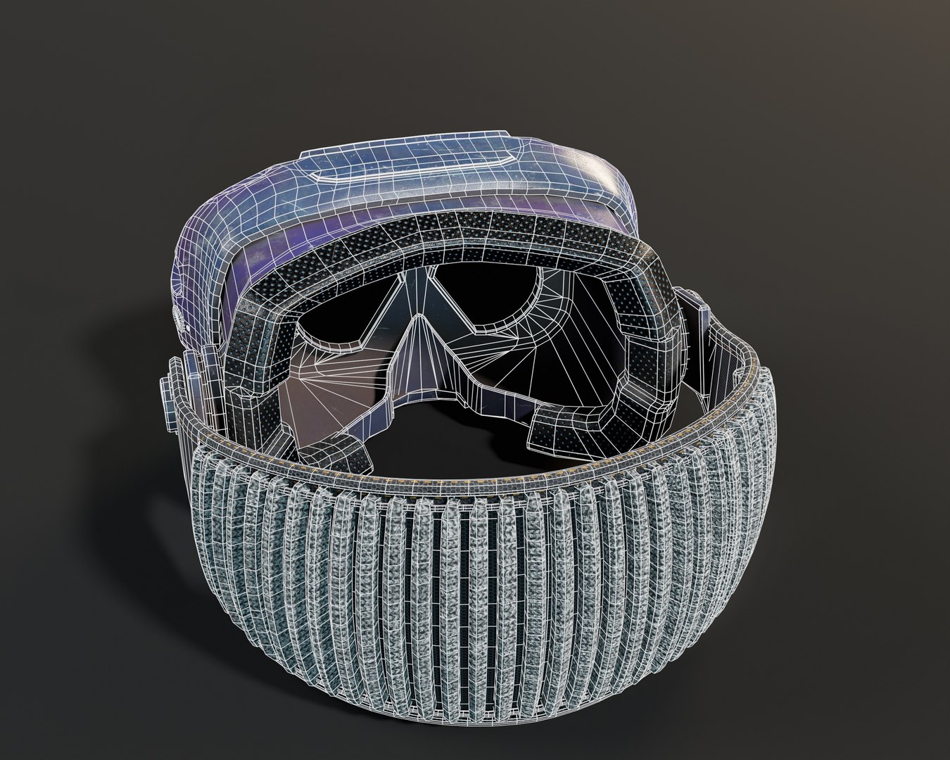Sci-Fi Nano Hacker Headset Visor MK1 3D Model - TurboSquid 2357138