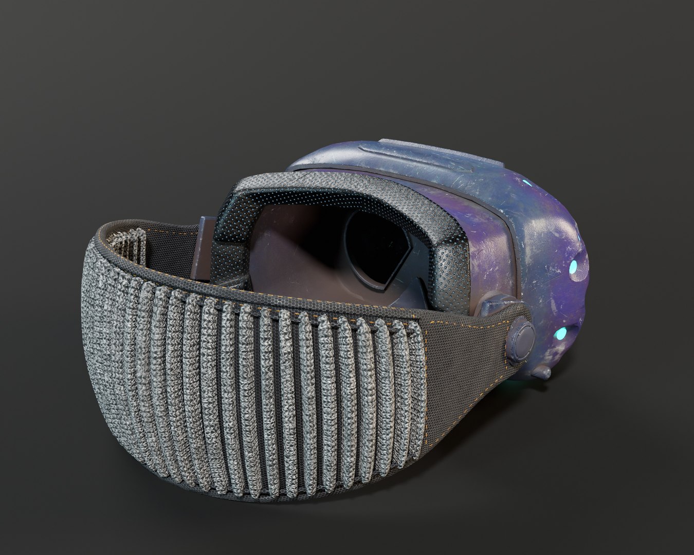 Sci-Fi Nano Hacker Headset Visor MK1 3D Model - TurboSquid 2357138
