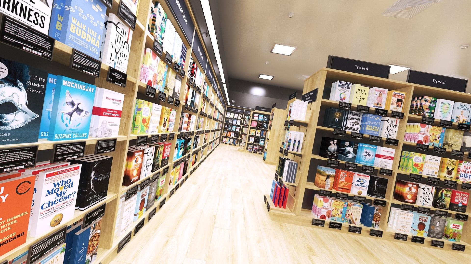 Book store model - TurboSquid 1348321