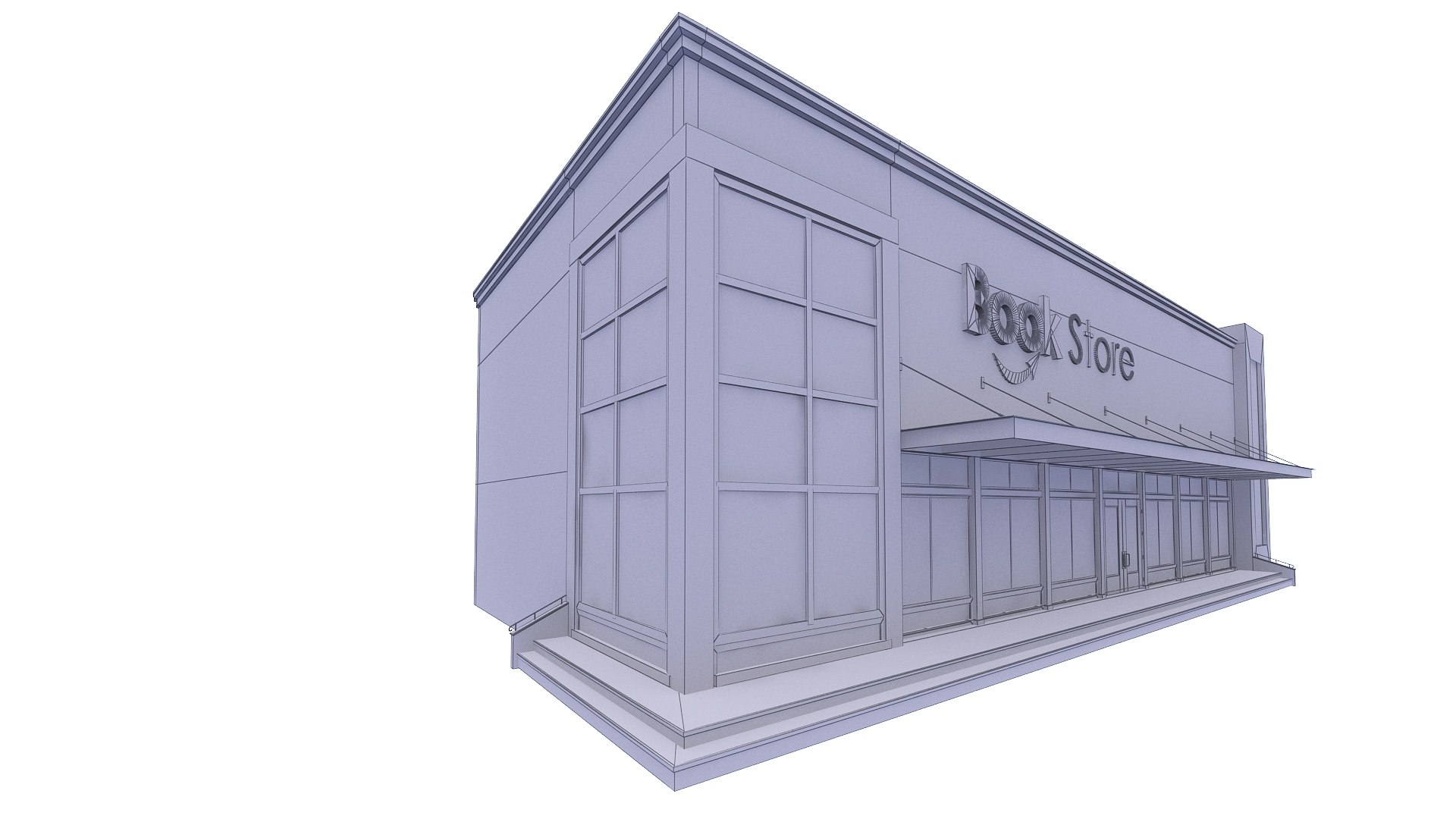 Book store model - TurboSquid 1348321