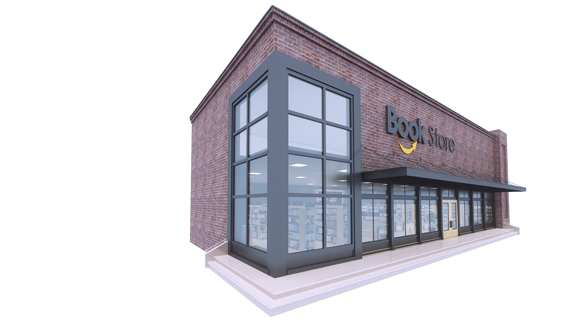 Book store model - TurboSquid 1348321