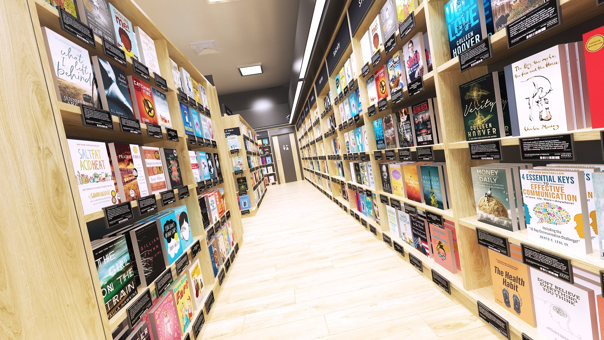 Book store model - TurboSquid 1348321