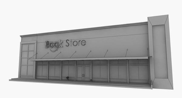 Book store model - TurboSquid 1348321