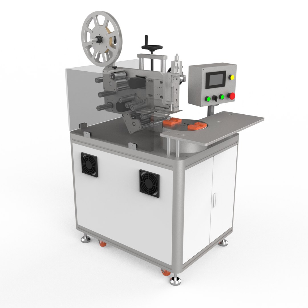 High-speed Rotary Labeling Machine 3D Model - TurboSquid 1854443