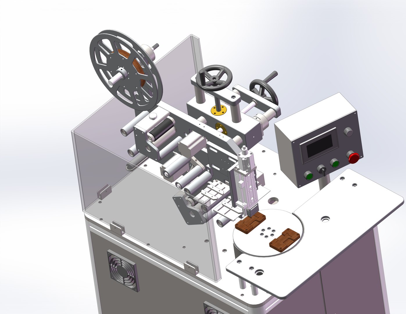 High-speed Rotary Labeling Machine 3D Model - TurboSquid 1854443