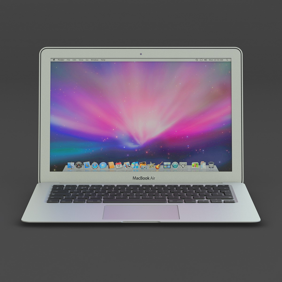 3d Macbook Air Apple Laptop