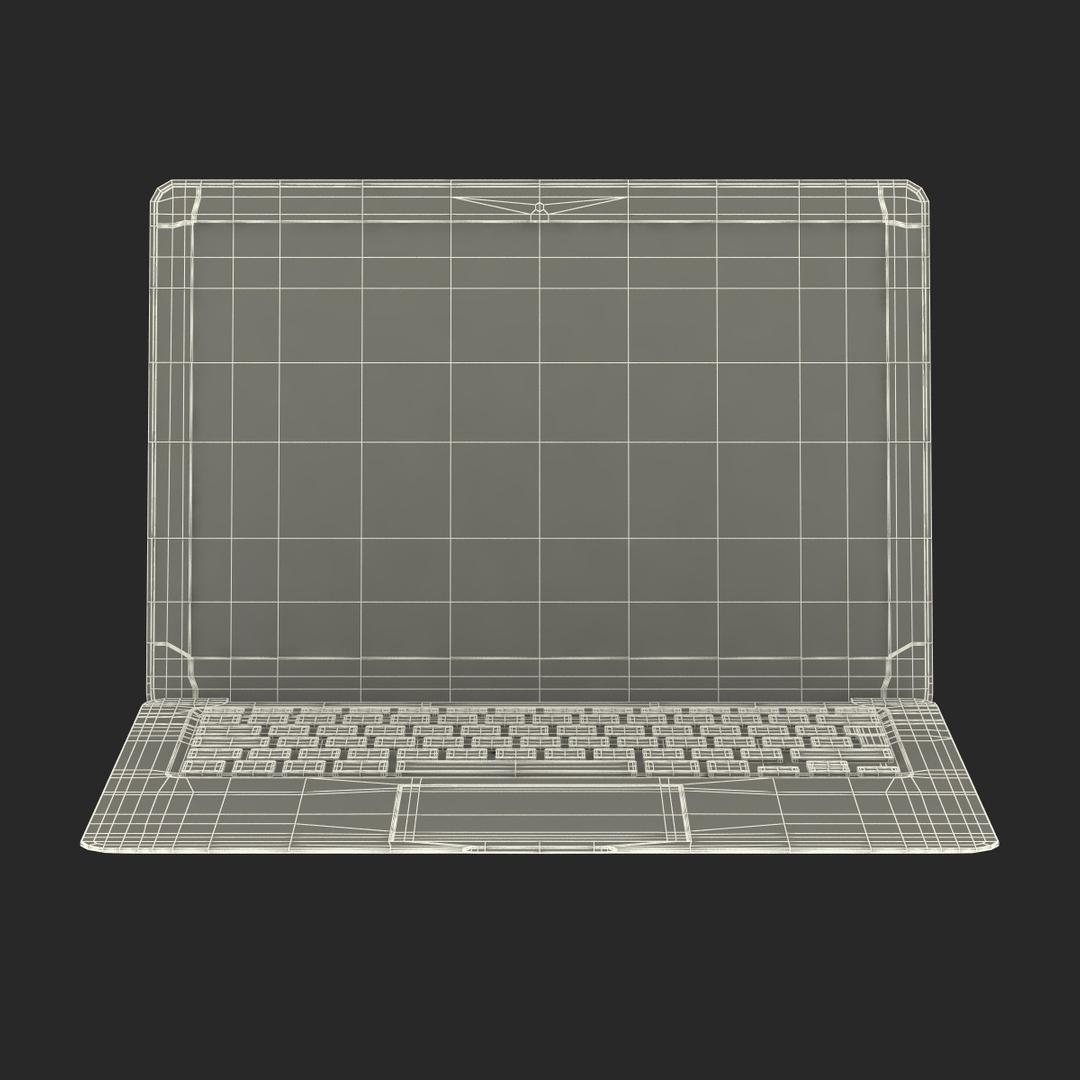 3d Macbook Air Apple Laptop