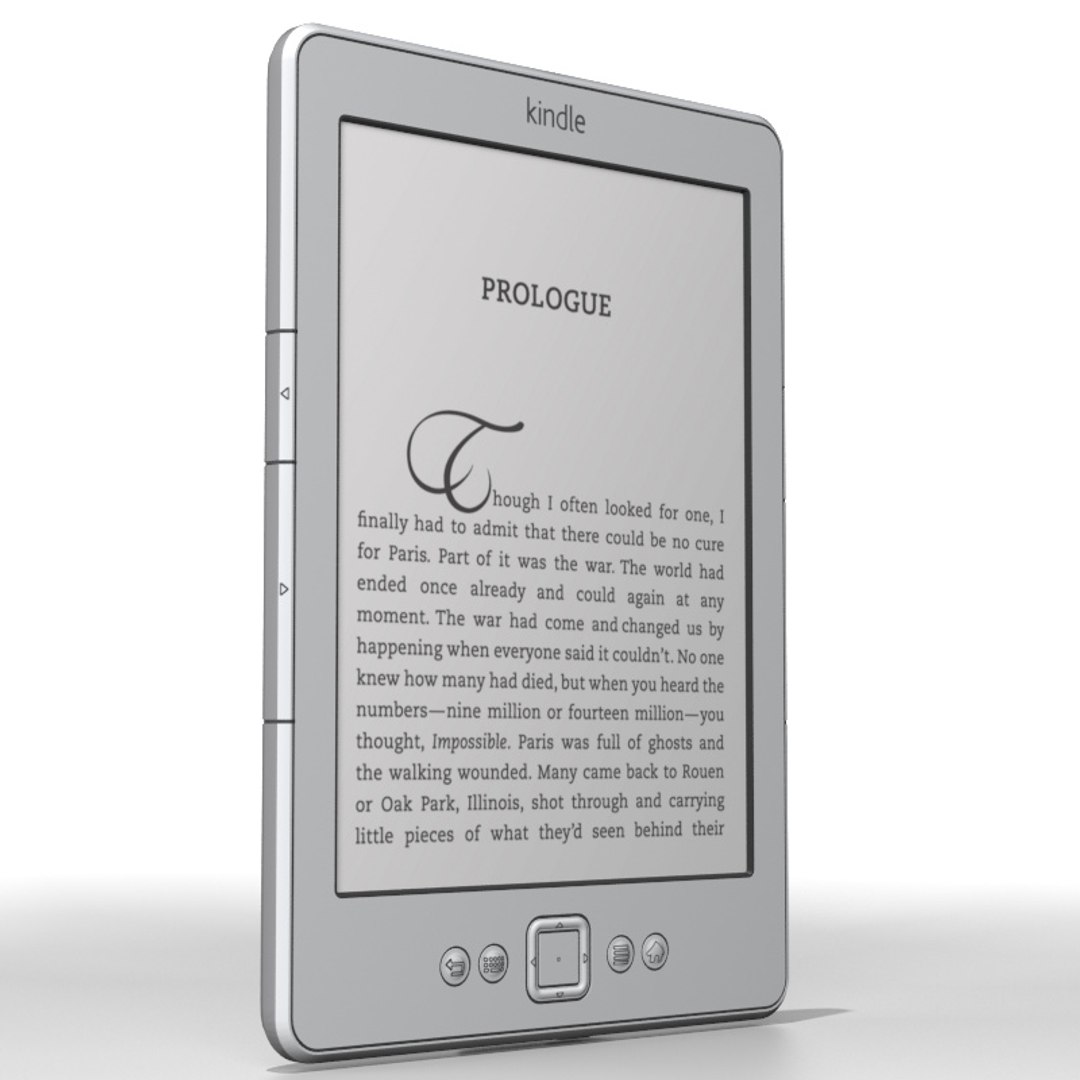 Amazon Kindle 4 3d Model