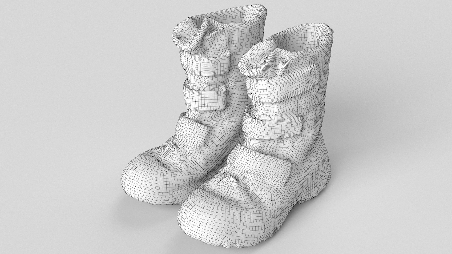 3D Shoe Collection 25 Snow Boots Model - TurboSquid 1840543