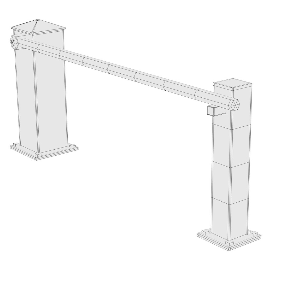 Boom Gates 3d Model