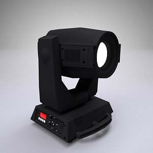 3d model moving lights spot