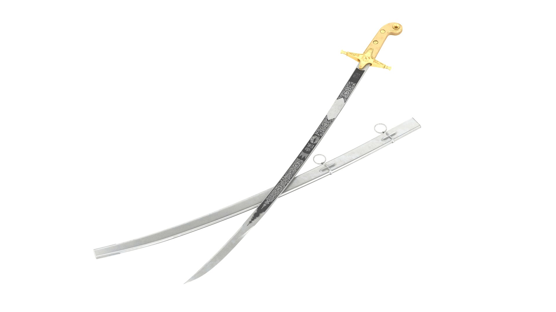 3D Model Scimitar - TurboSquid 1769212