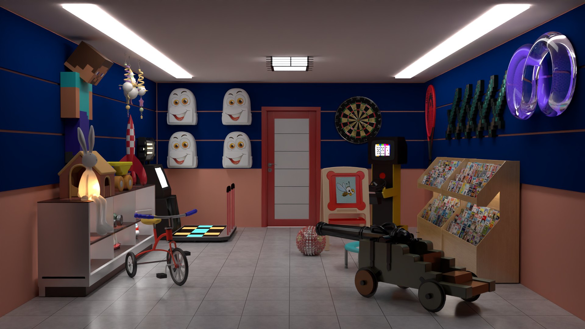 3D Interior Design For A Baby And Gift Store - TurboSquid 2188612