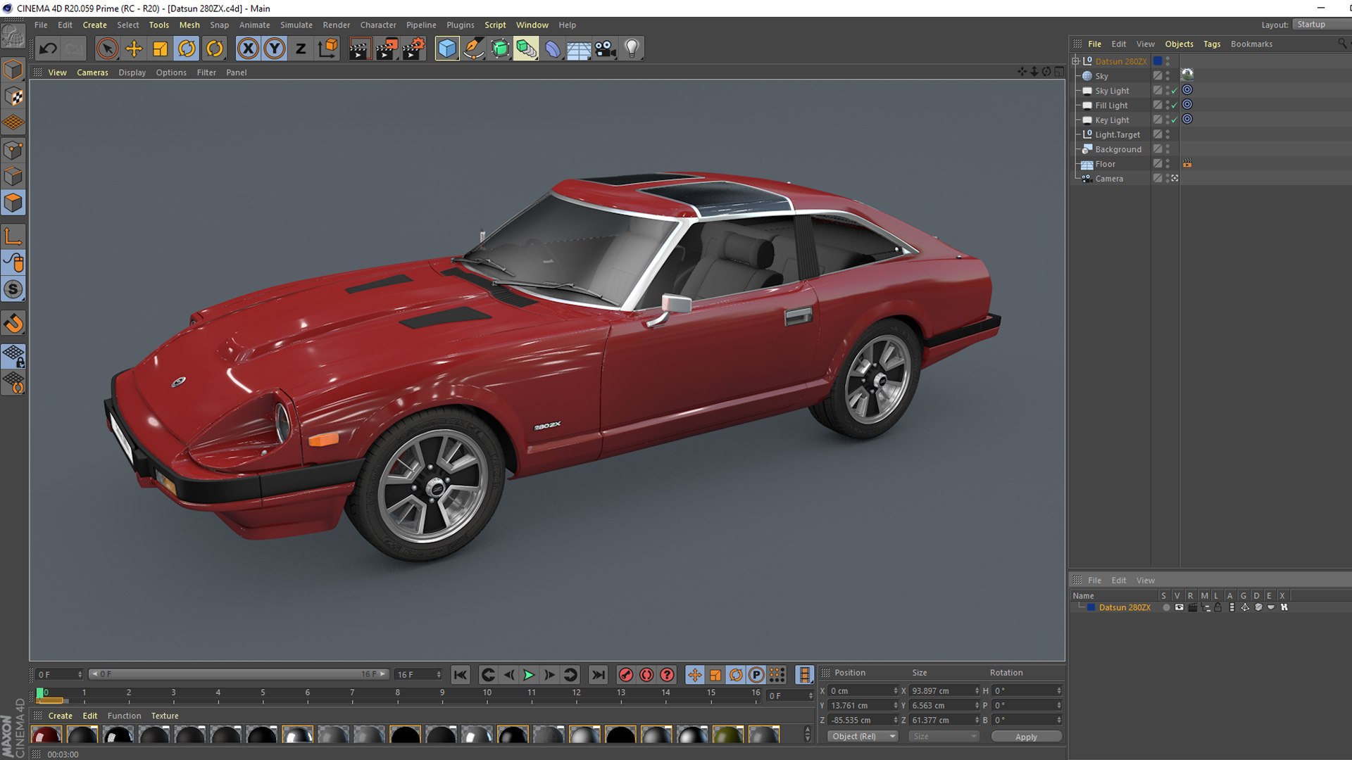 Datsun 280zx Obj