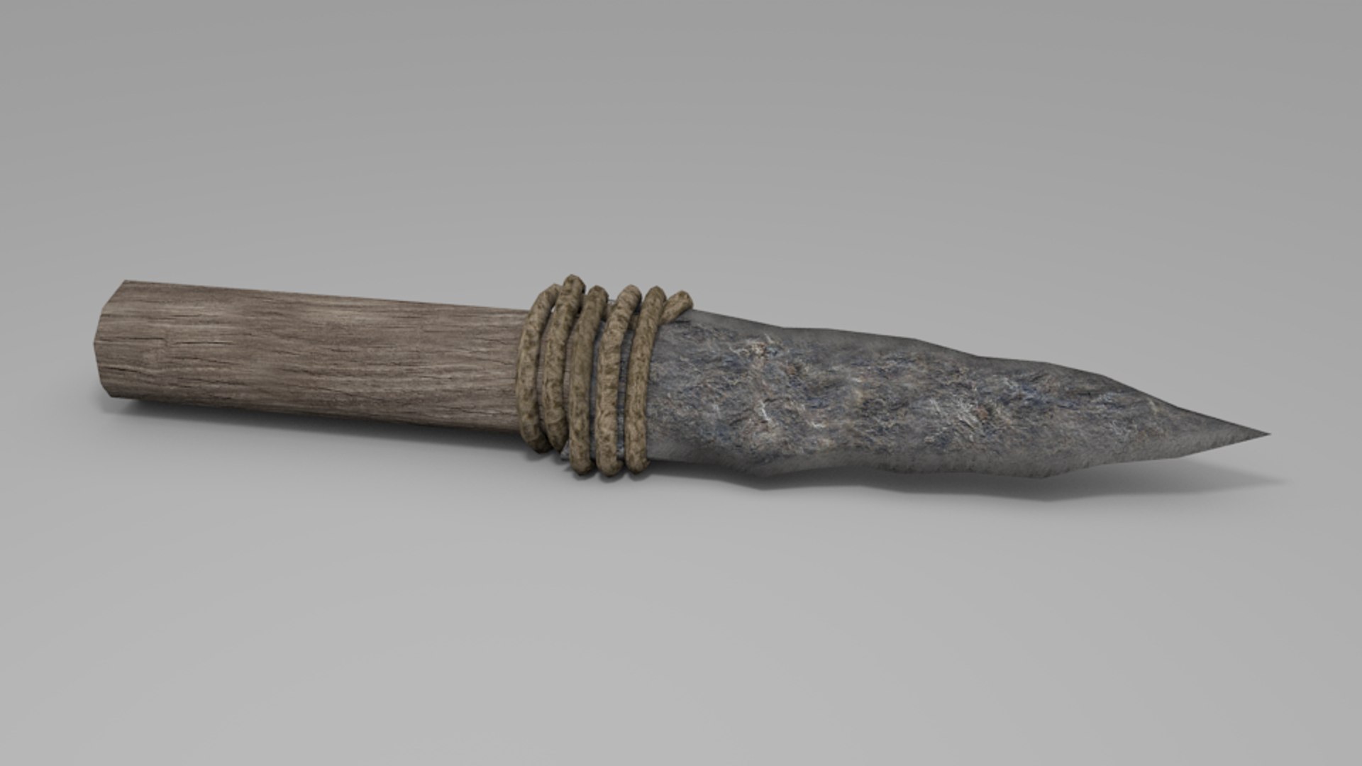 Stone Knife 3d Model