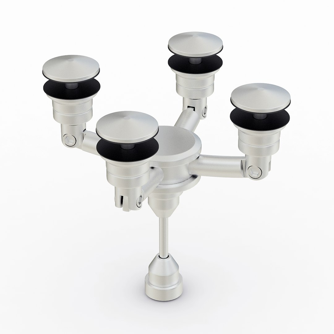 spider holder glass 3d model