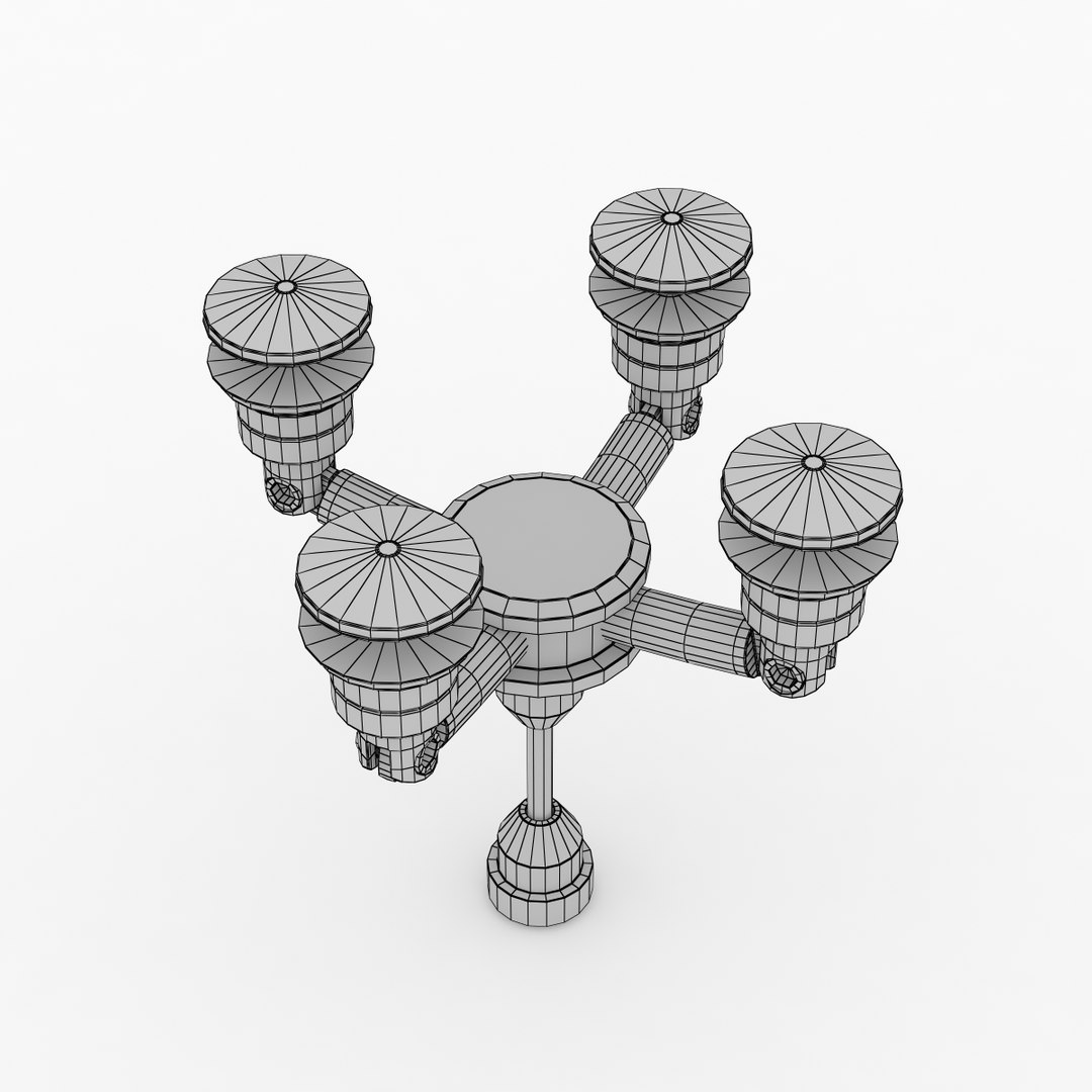 spider holder glass 3d model