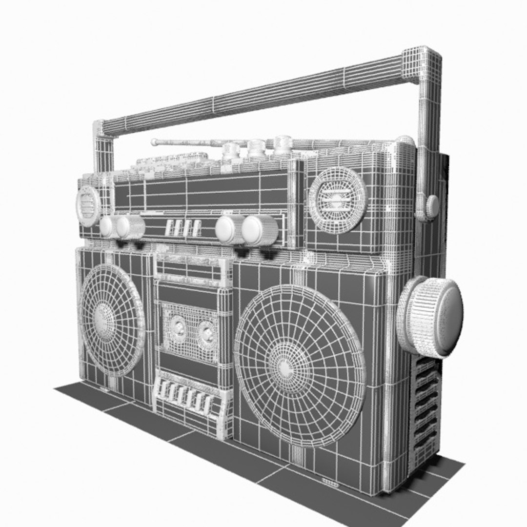 radio toon cartoon 3d max