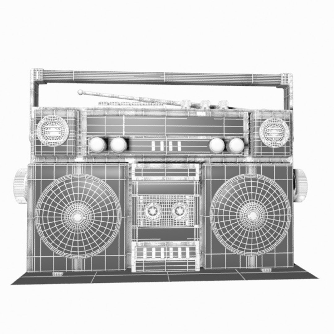 radio toon cartoon 3d max