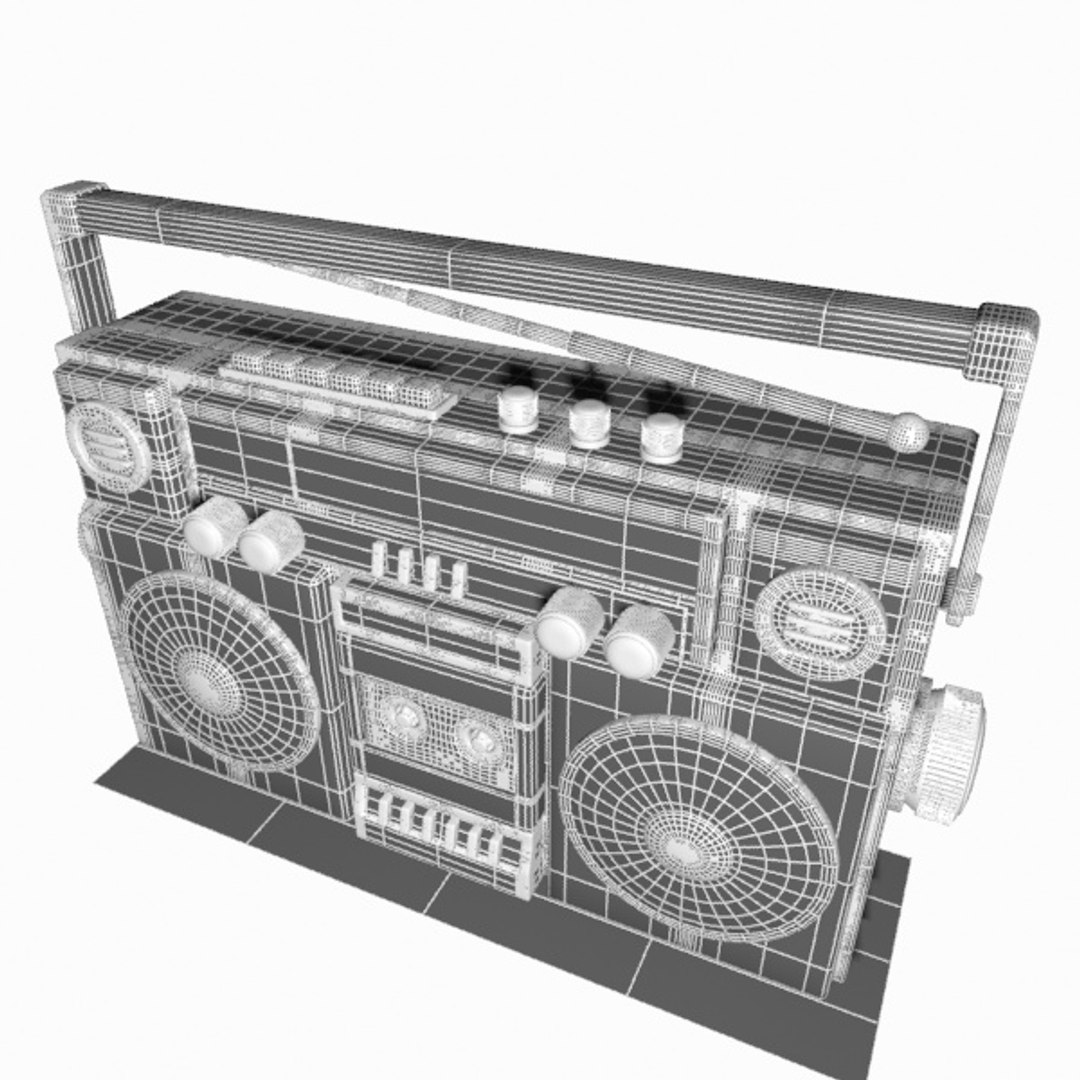 radio toon cartoon 3d max