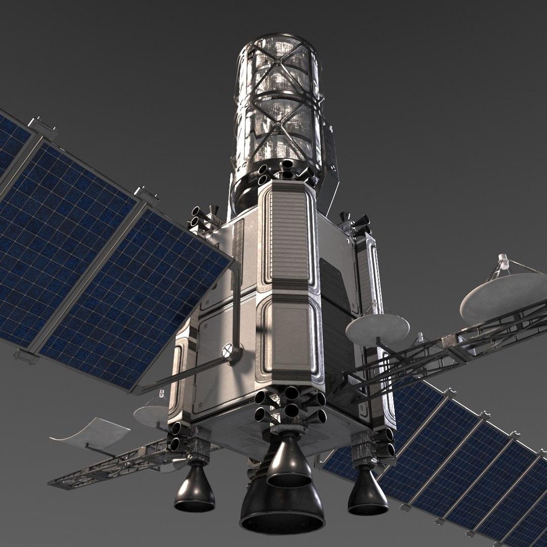 3D Orbital Space Telescope Model - TurboSquid 1513367