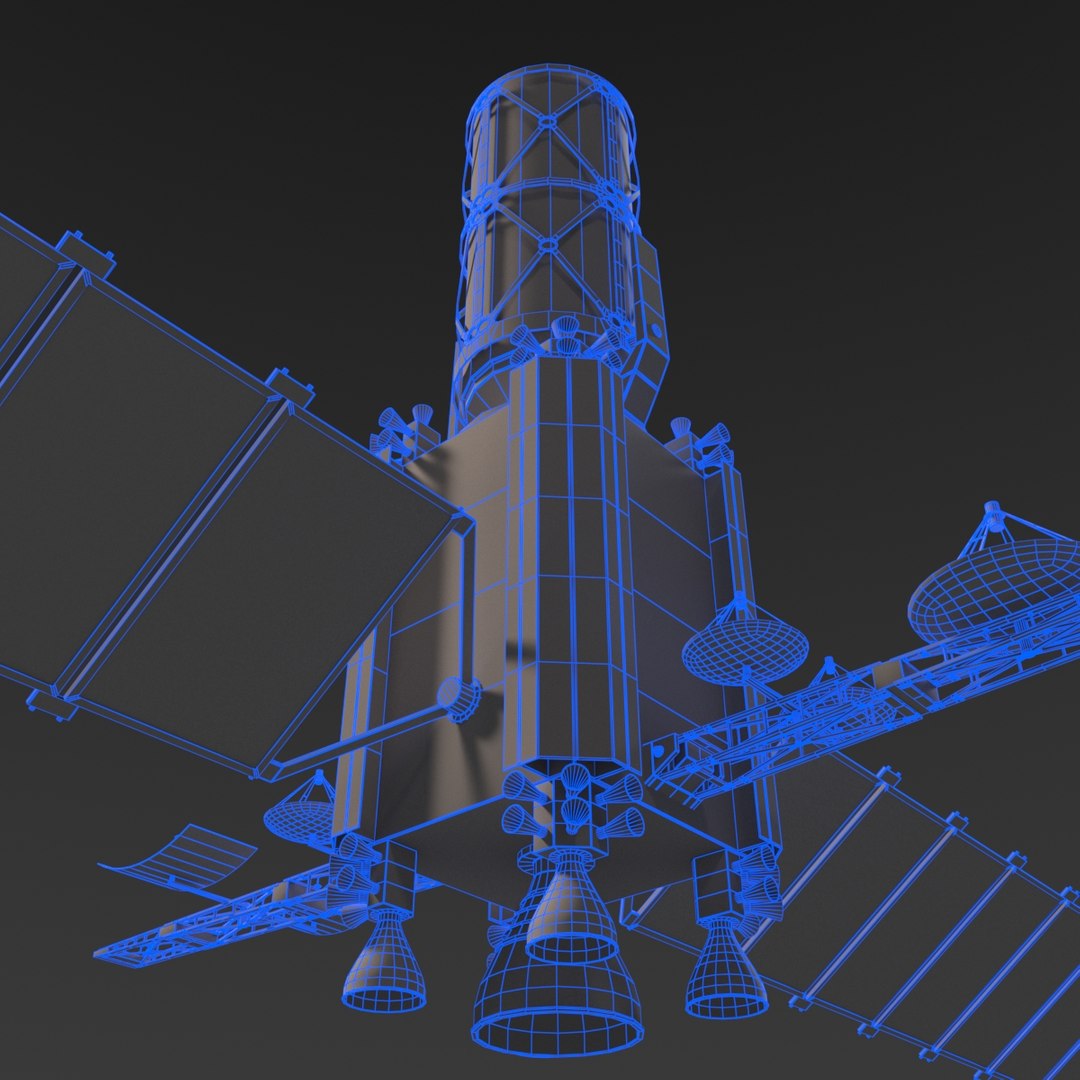 3D Orbital Space Telescope Model - TurboSquid 1513367