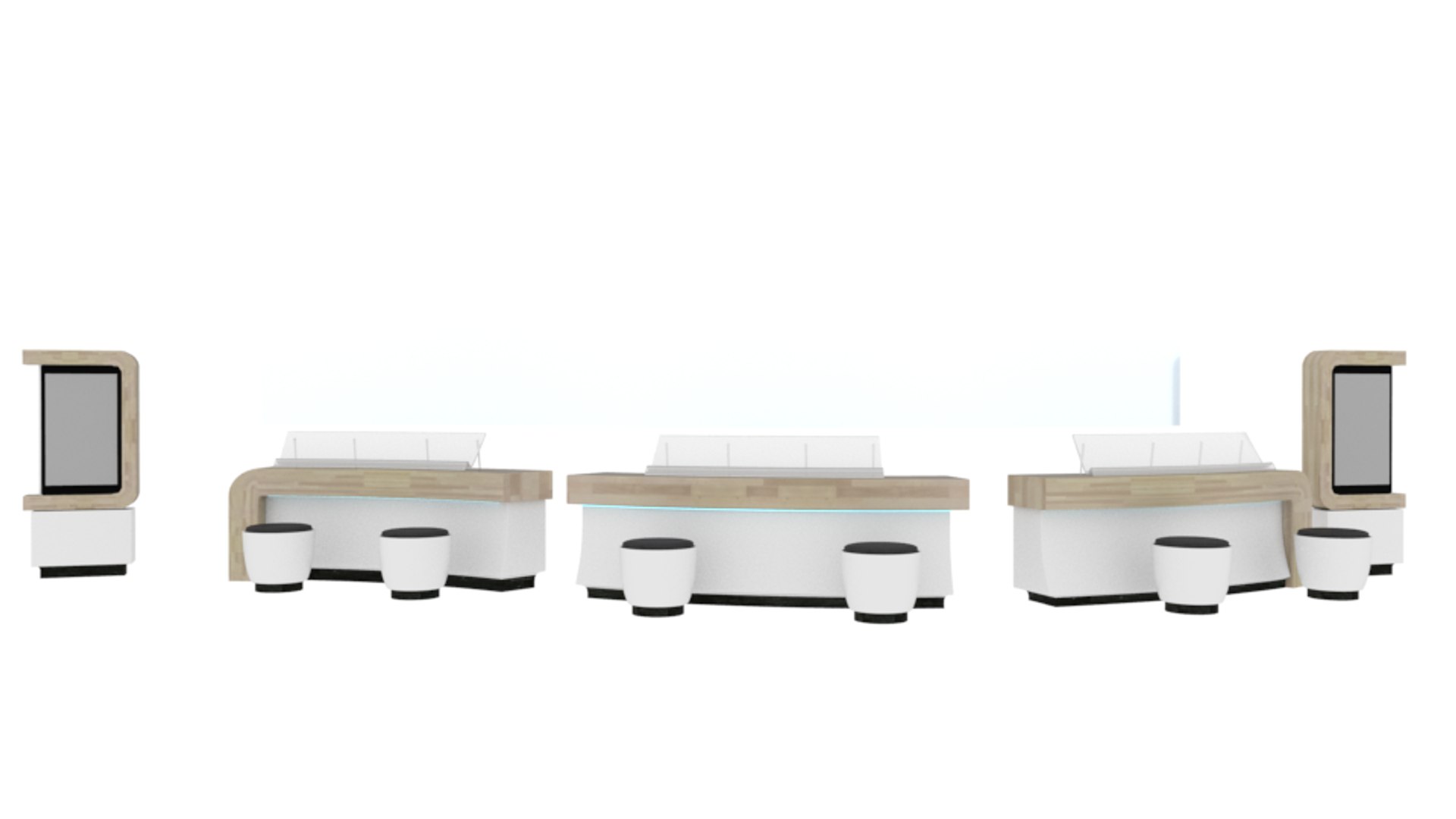 Free Modern Expo Display Table 3D Model - TurboSquid 1628027