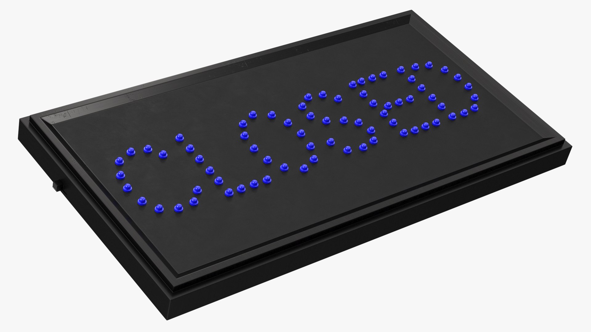 Classic Blue LED Sign Closed OFF 3D Model - TurboSquid 2104648