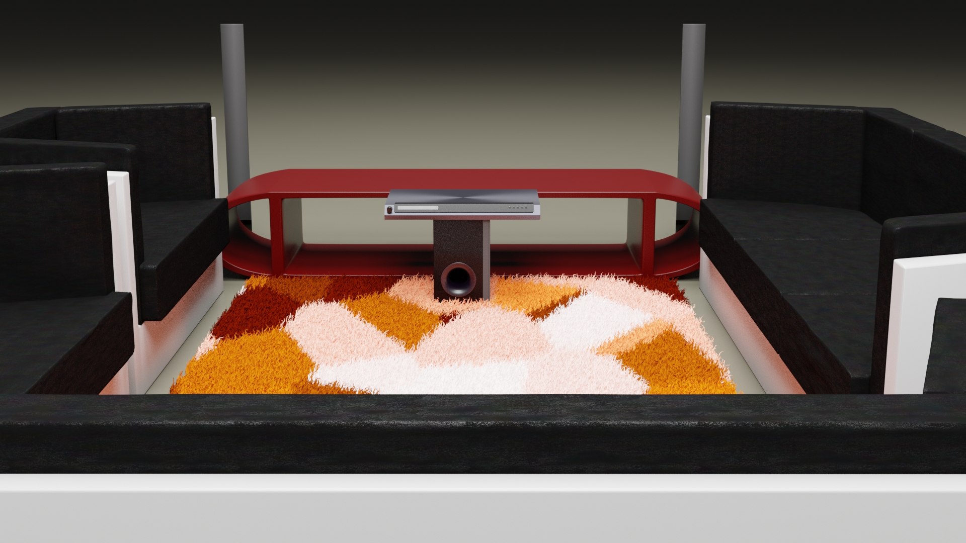 Living Room Assets 3D Model - TurboSquid 1471905