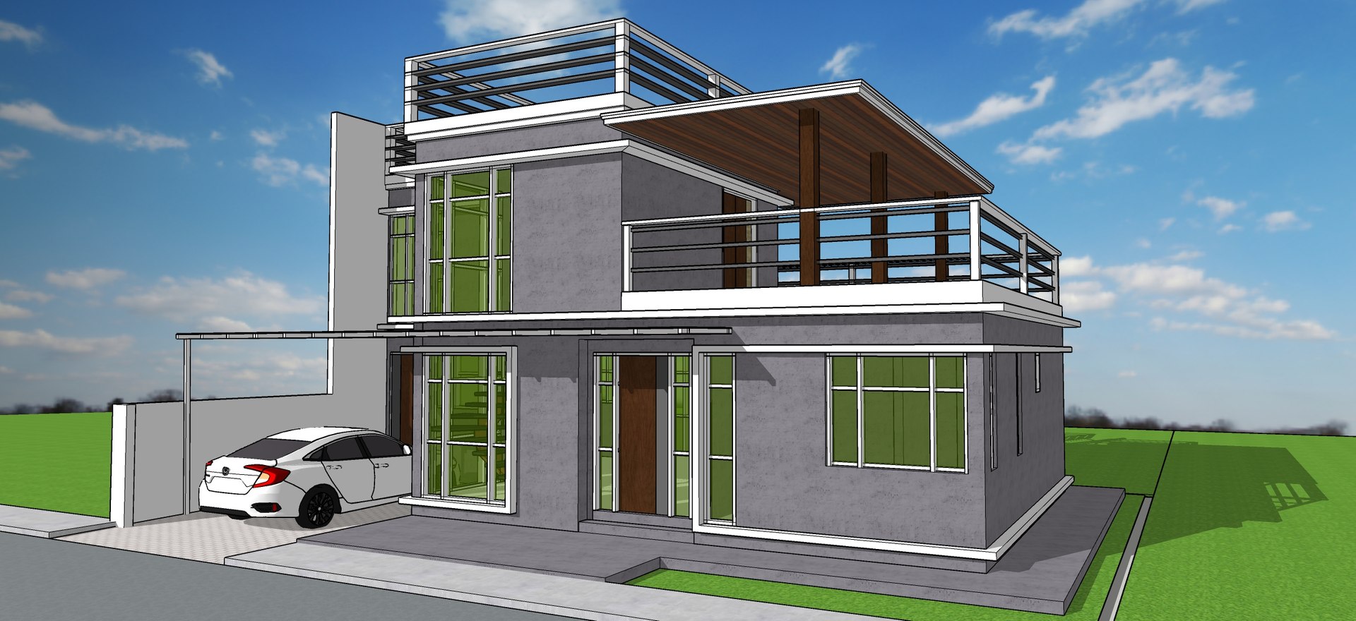 Basic House Model 3D Model - TurboSquid 2048337