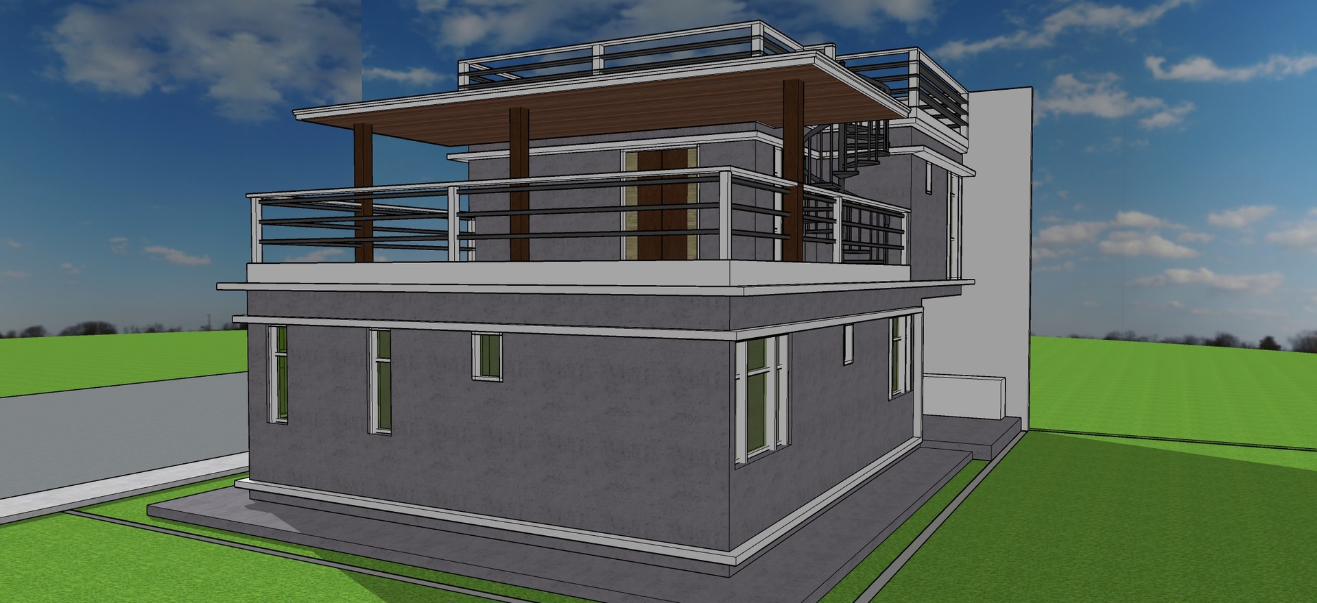 Basic House Model 3D Model - TurboSquid 2048337