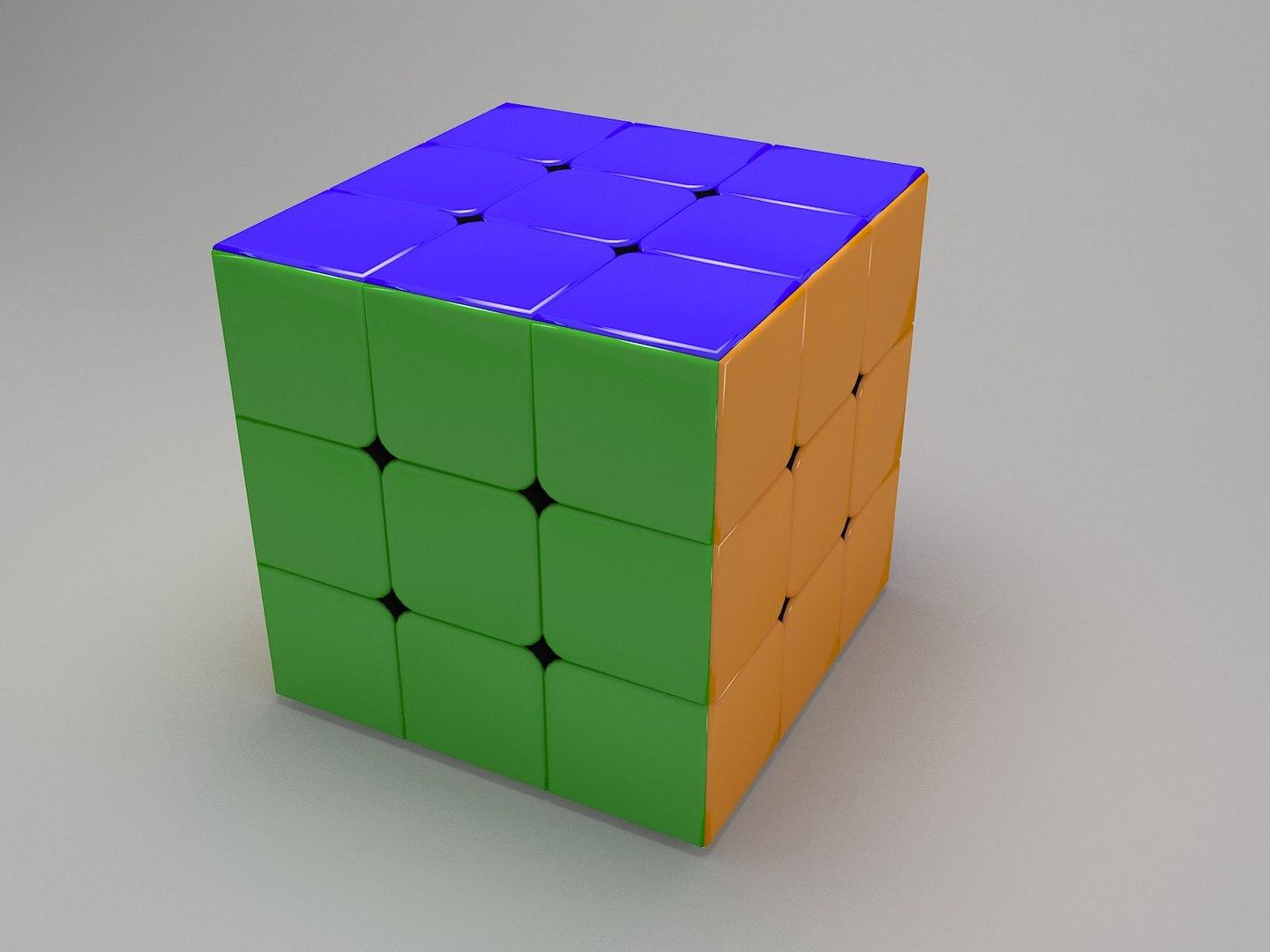 3d Rubik S Cube Model