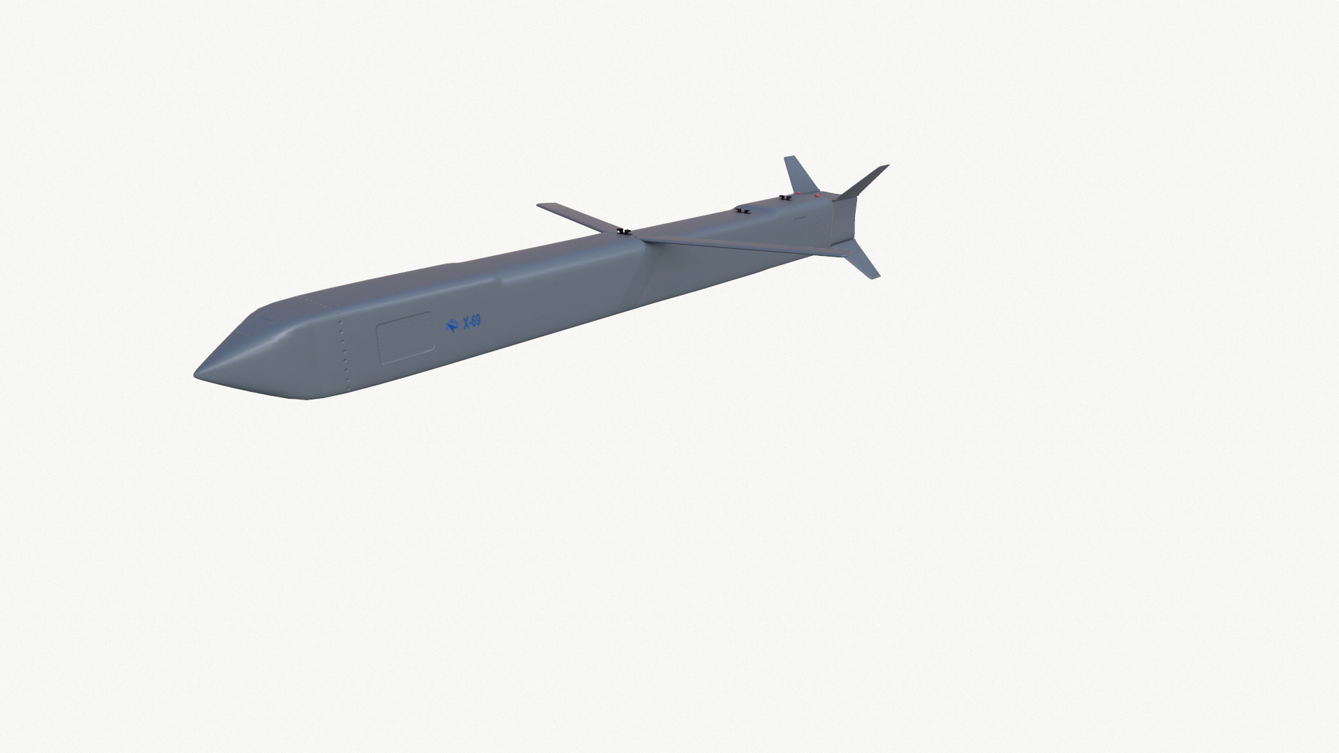 X69 Missile 3D - TurboSquid 2227248