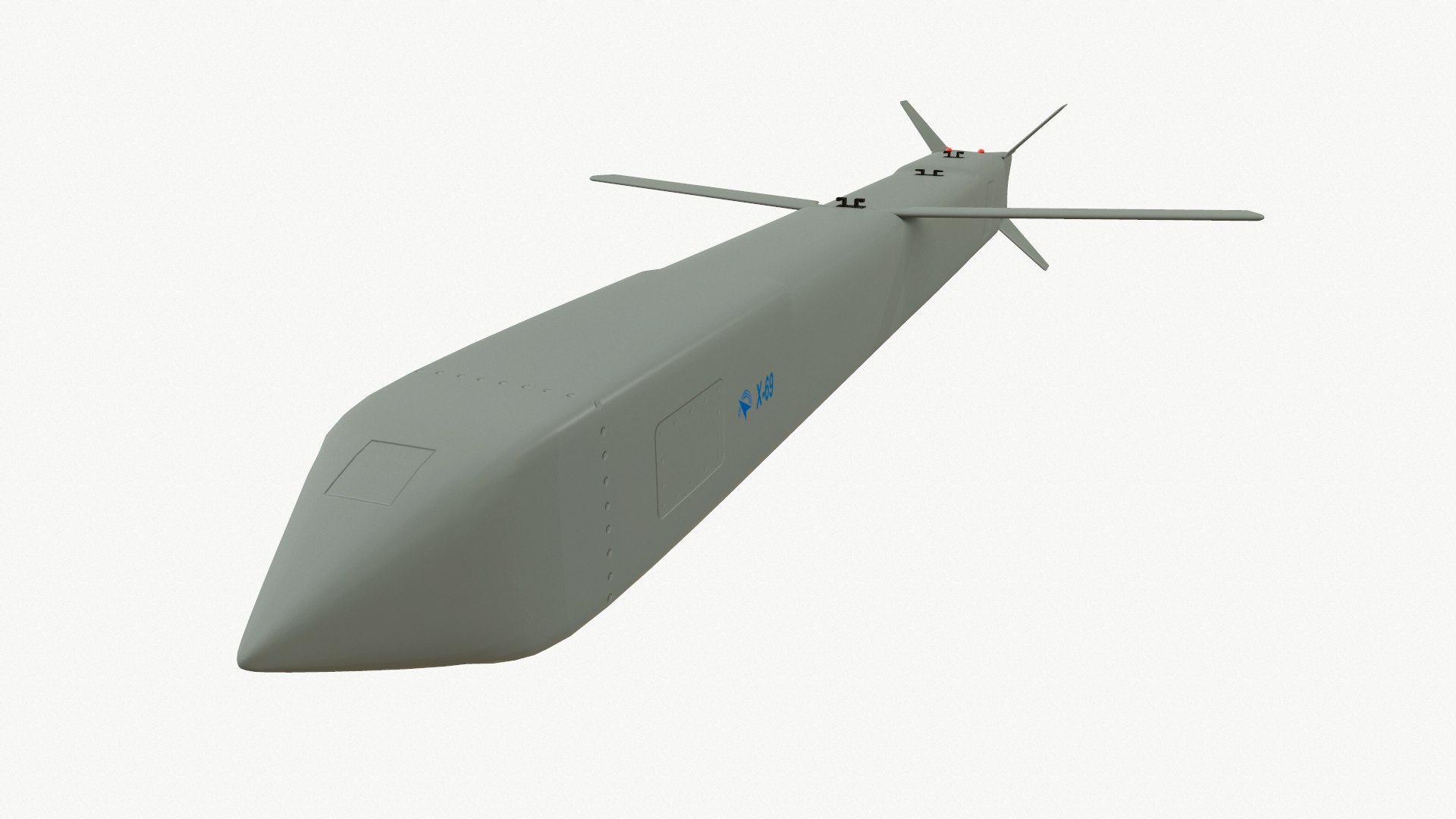 X69 Missile 3D - TurboSquid 2227248