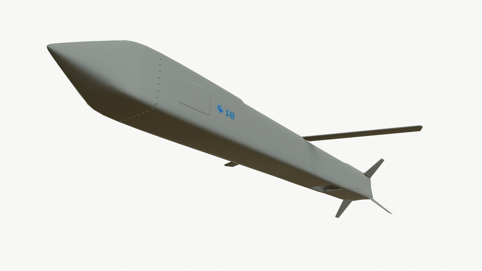 X69 Missile 3D - TurboSquid 2227248