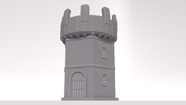 3D asset - battle tower - TurboSquid 1213348
